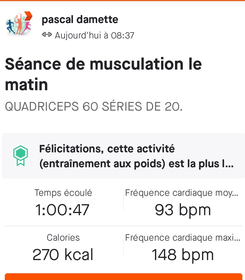 QUADRICEPS - Pascal Damette